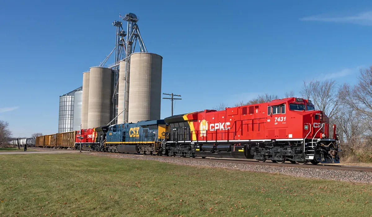 CPKC Railway Single-Line Network Across North America